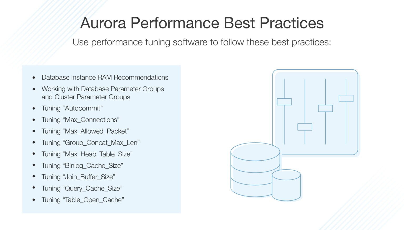 Aurora Performance Tuning and Optimization - DNSstuff
