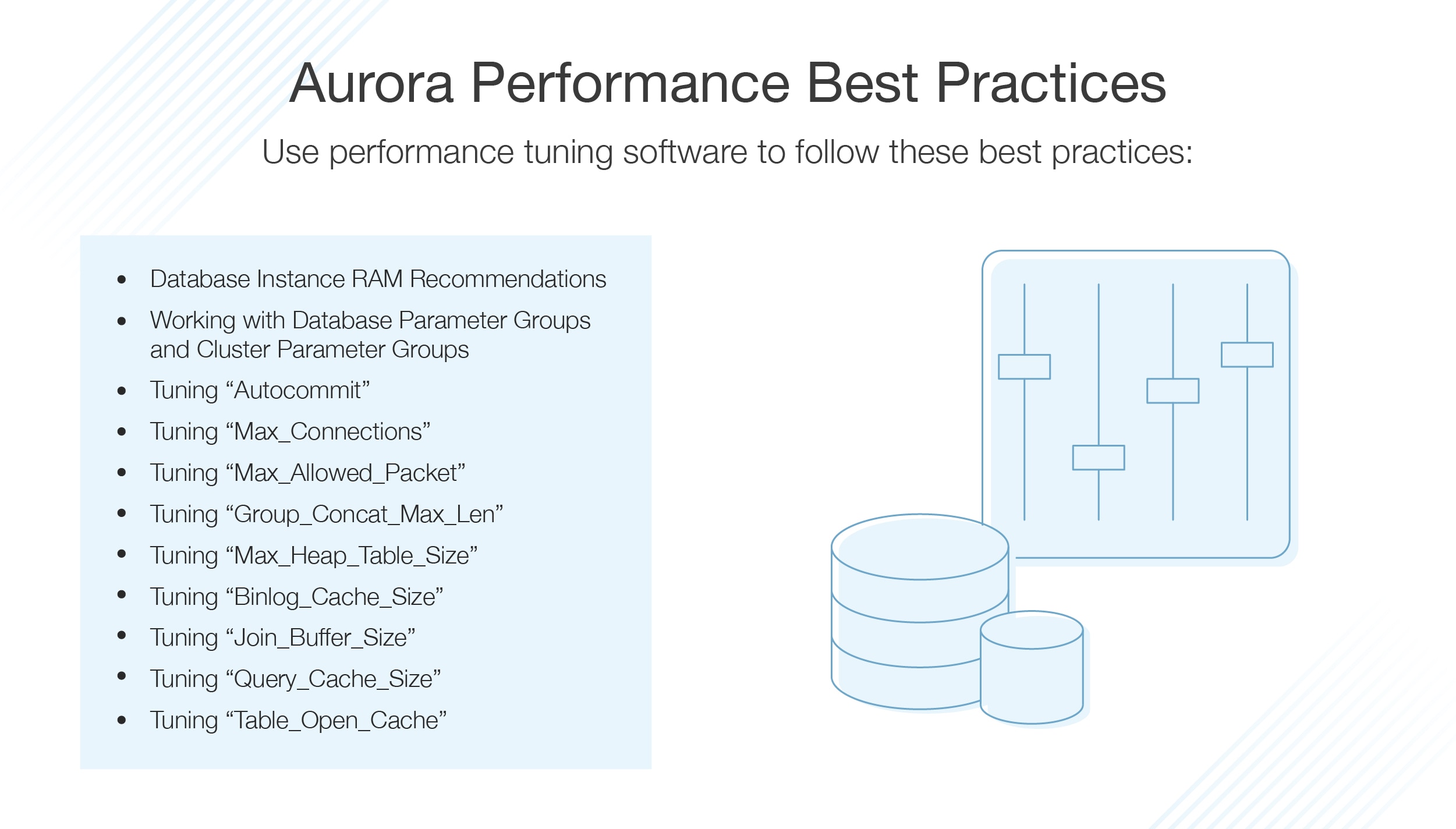 Aurora Performance Tuning and Optimization - DNSstuff