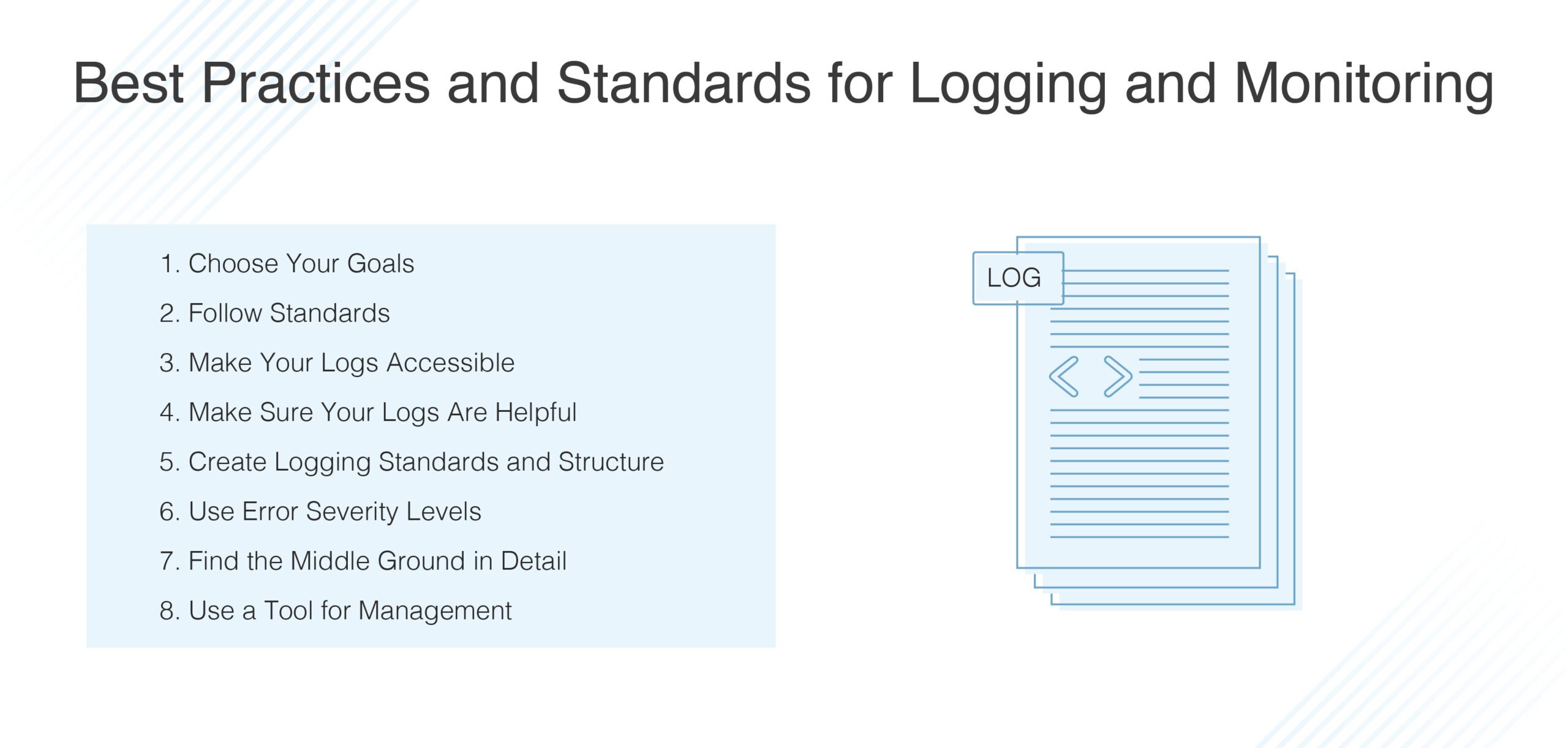 8 Best Practices and Standards for Logging and Monitoring—DNSstuff
