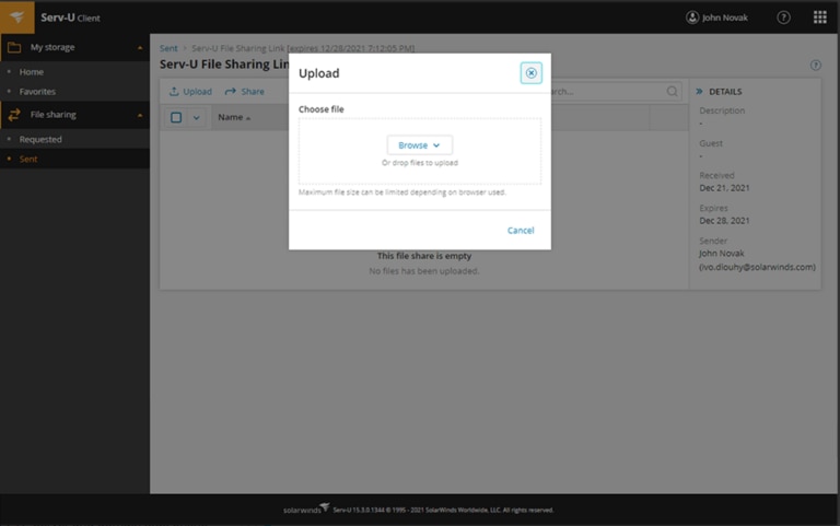 SolarWinds Serv-U Products Overview, Pricing & Download 2024